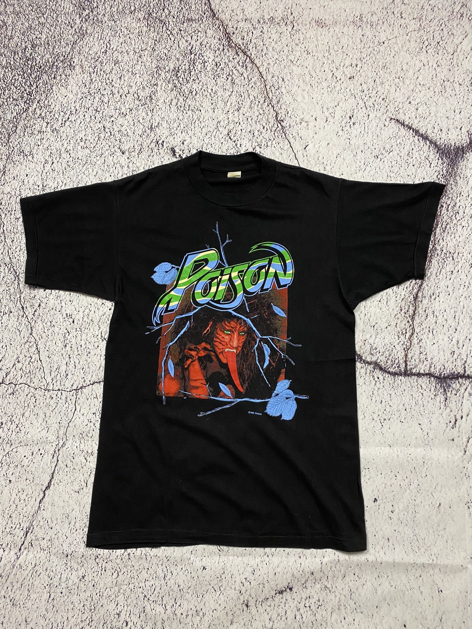 Vintage Very Rare Vintage Poison t-shirt 1988 L 80s 90s | Grailed