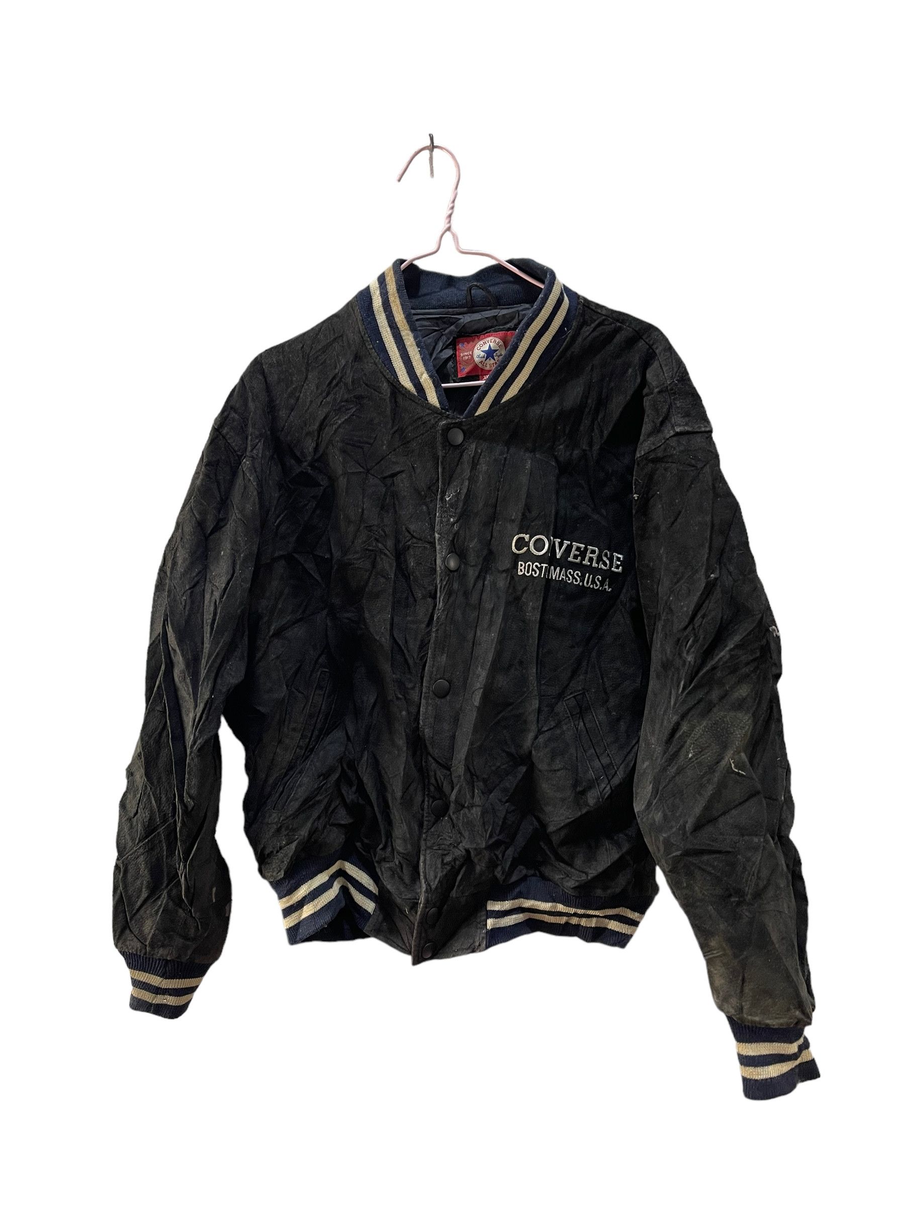 Converse Vintage Converse Chuck Taylor Pig Leather Varsity Jacket | Grailed