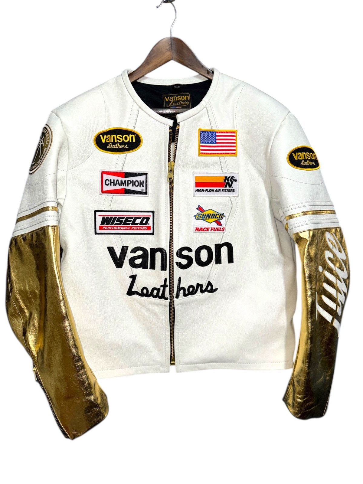Vanson Leathers RARE Vanson x 7uice collab 48 Leather Jacket | Grailed