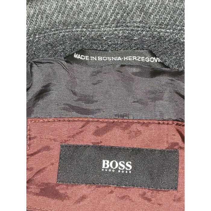 Hugo Boss Hugo Boss Stratus WoolGray Long Winter Trench Overcoat - Men ...