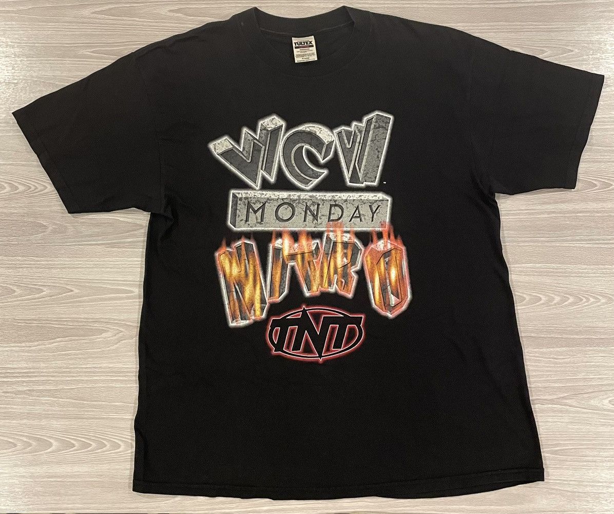 Vintage × Wcw/Nwo Vintage WCW Monday TNT Nitro Tour RAW WWF T-Shirt ...