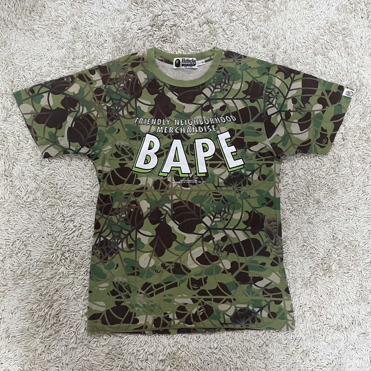 Bape × Marvel Comics Bape x Marvel Amazing Spider-Man Tee | Grailed