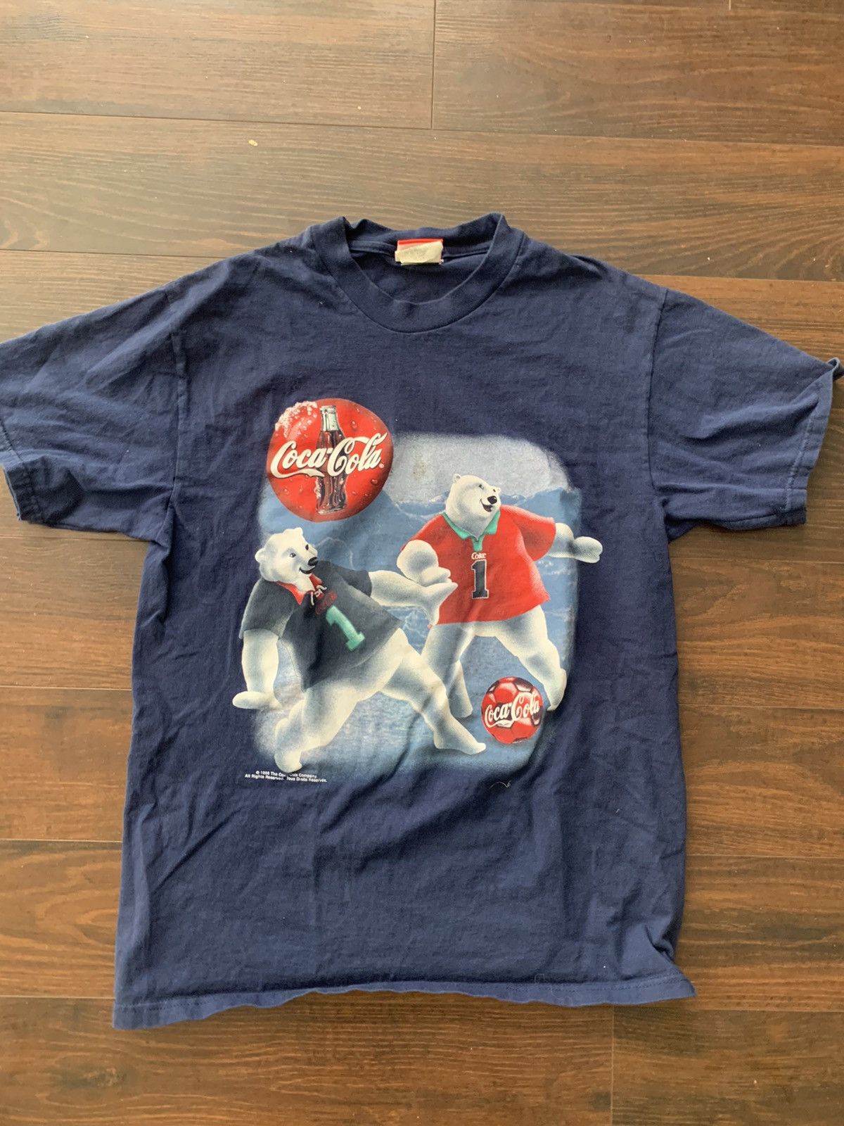 Coca Cola × Soccer Jersey × Vintage Vintage 1998 Coca Cola World Cup T shirt | Grailed
