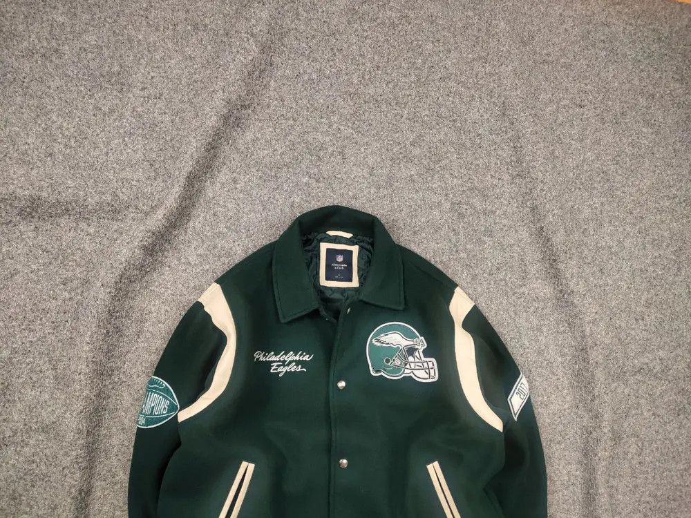 Abercrombie & Fitch Abercrombie&Fitch NFL Philadelphia Eagles Varsity Jacket | Grailed