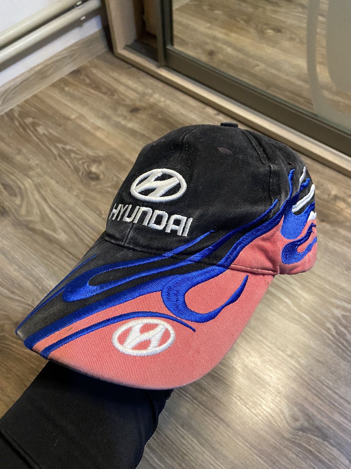 Vintage 90s HYUNDAI Vintage Hats Racing Cap Automobile 2K streetwear ...