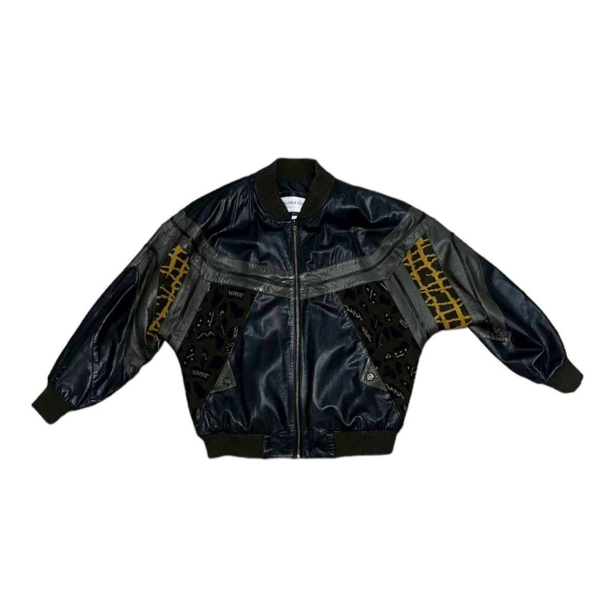 Leather Jacket × Vintage Vintage Leather Machine Jacket | Grailed