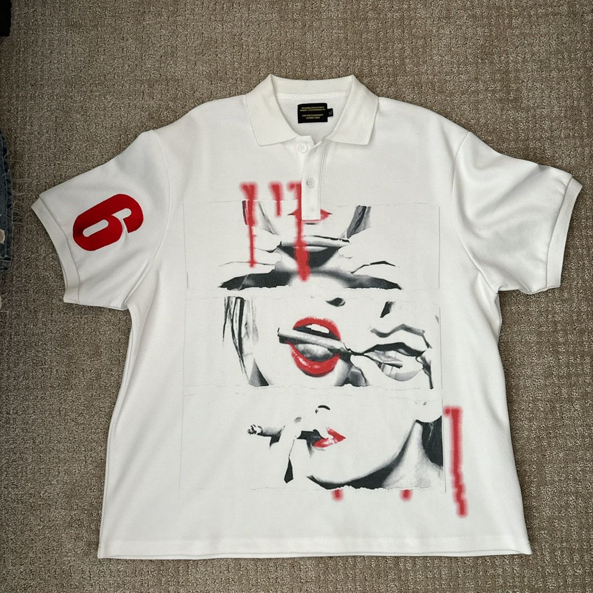 Droland Miller Drolandmiller RED Kills Polo | Grailed