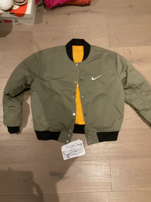 Nike Nike stussy reversible varsity jacket | Grailed
