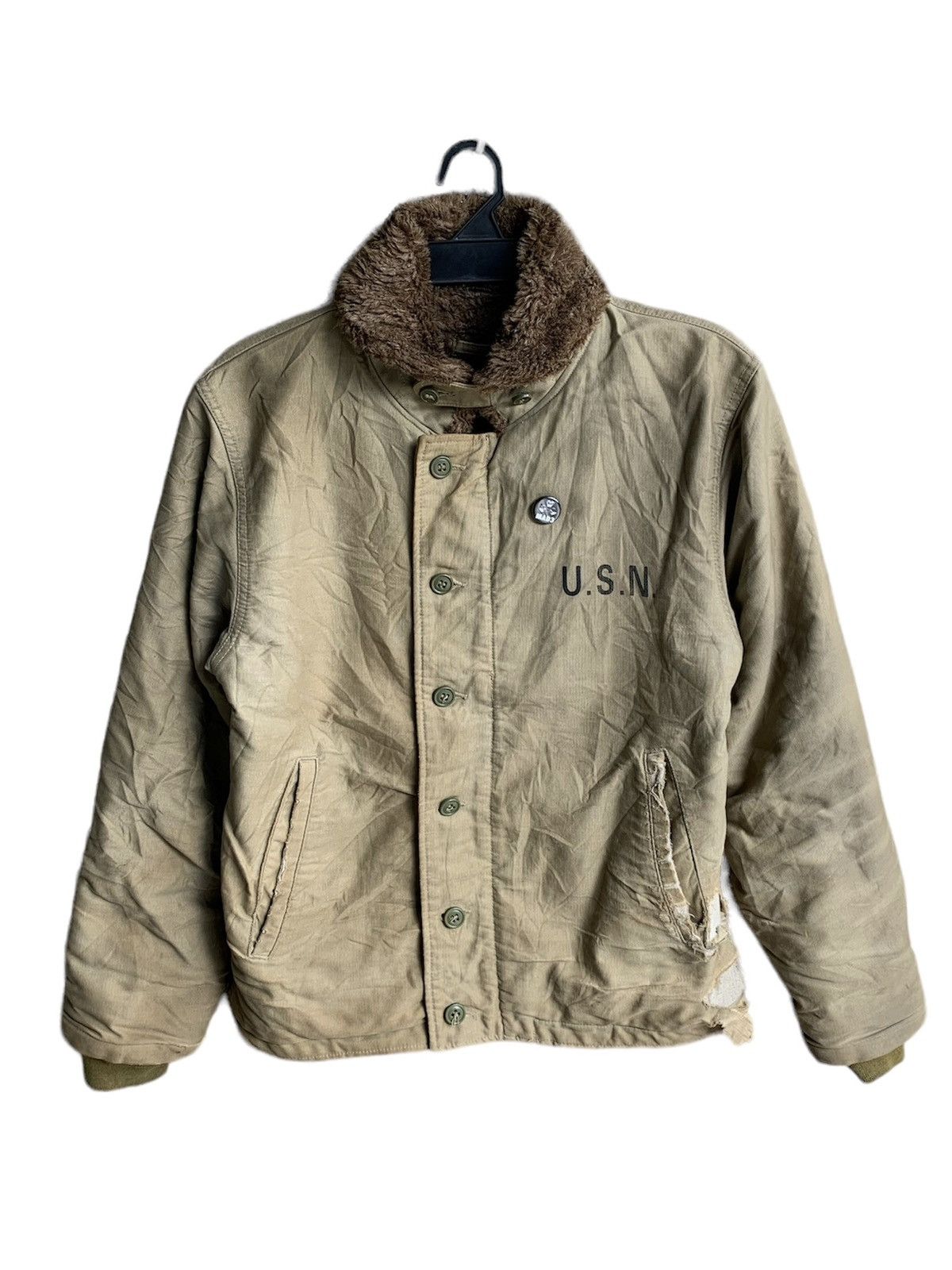 Vintage Vintage 50s WW2 US Navy Talon Zipper Deck Jacket | Grailed