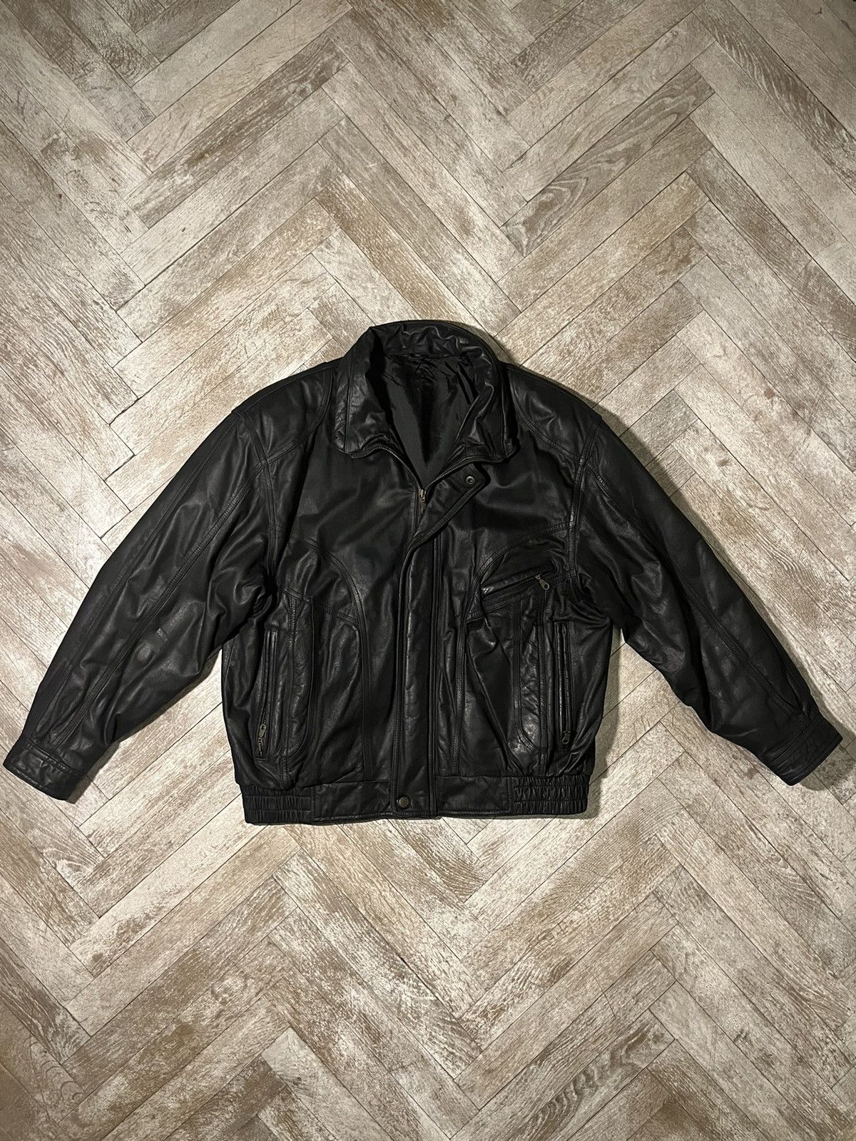 Japanese Brand × Vintage vintage boxy cropped biker motorcycle schild ...