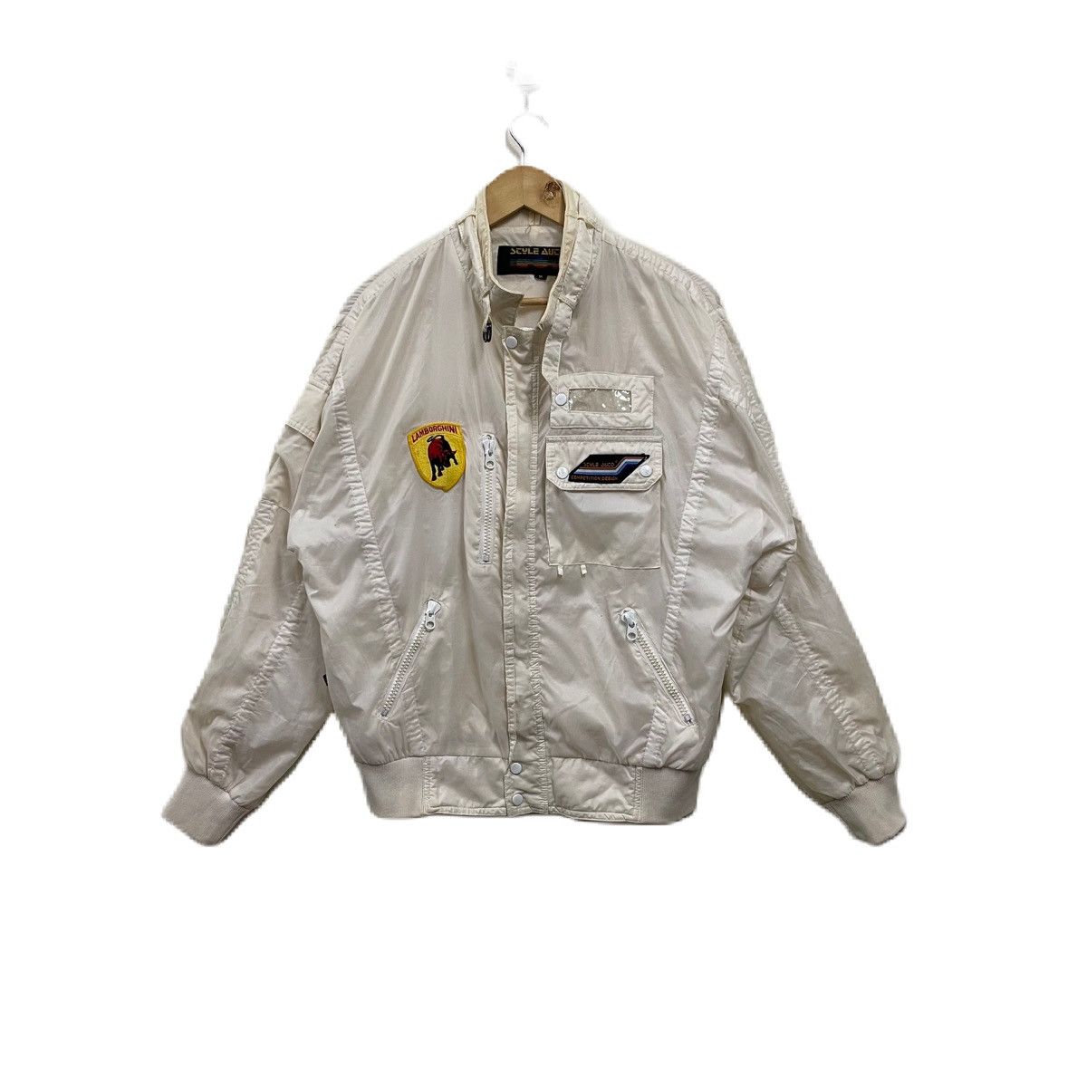 Lamborghini × Racing × Vintage Vintage LAMBORGHINI style auto jacket ...
