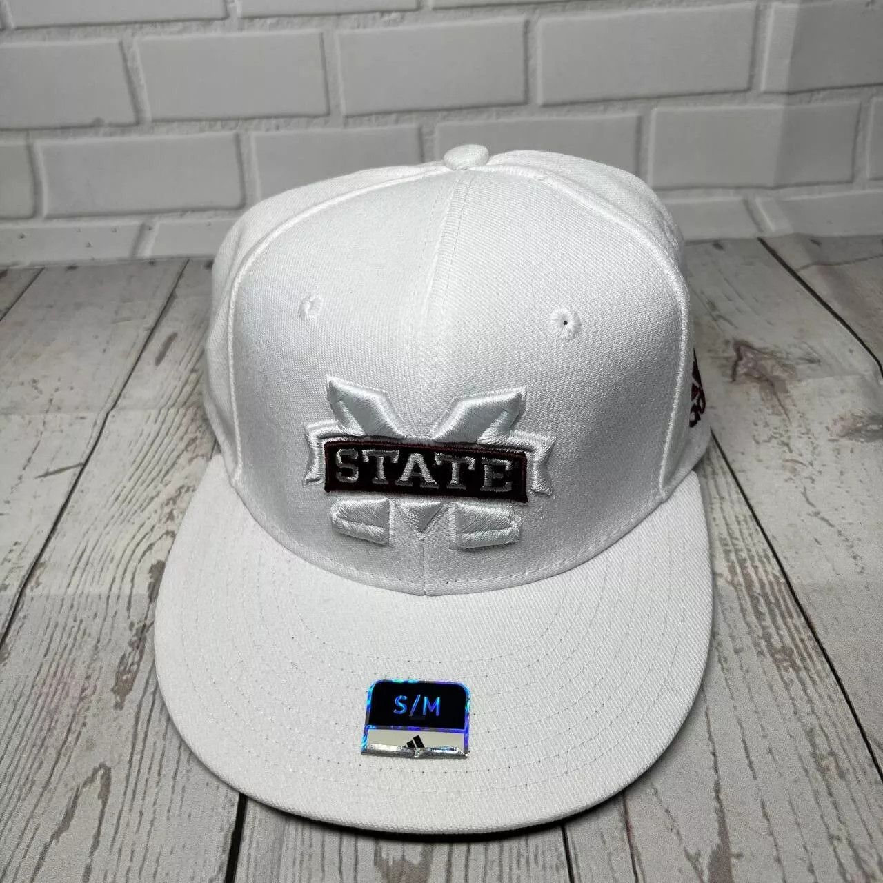 Adidas Mississippi State Bulldogs NCAA S/M Hat Stretch Fitted New | Grailed