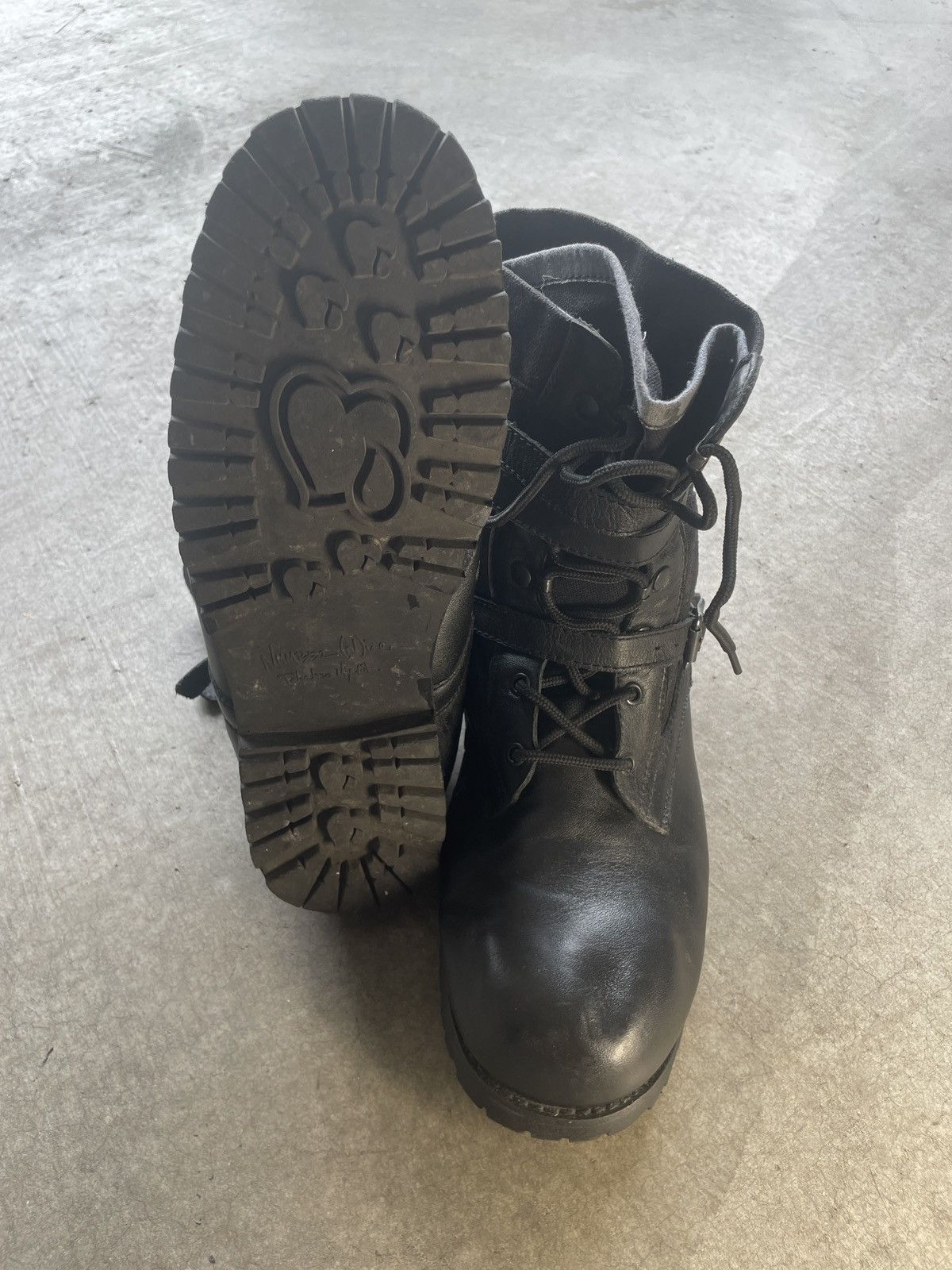 Number (N)ine number nine ss06 combat boots-SOLD- | Grailed