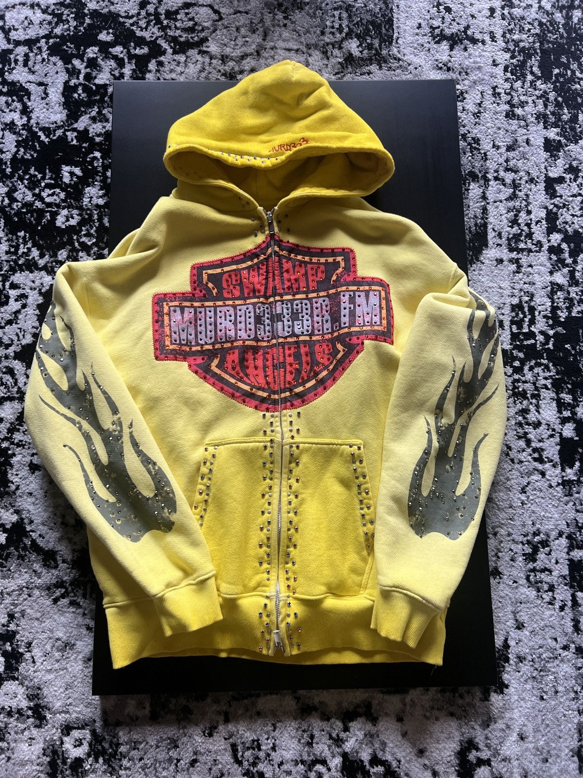 murd333r.fm Murd333r.fm / Murder.fm Chopper Chop333r Zip Up Hoodie ...