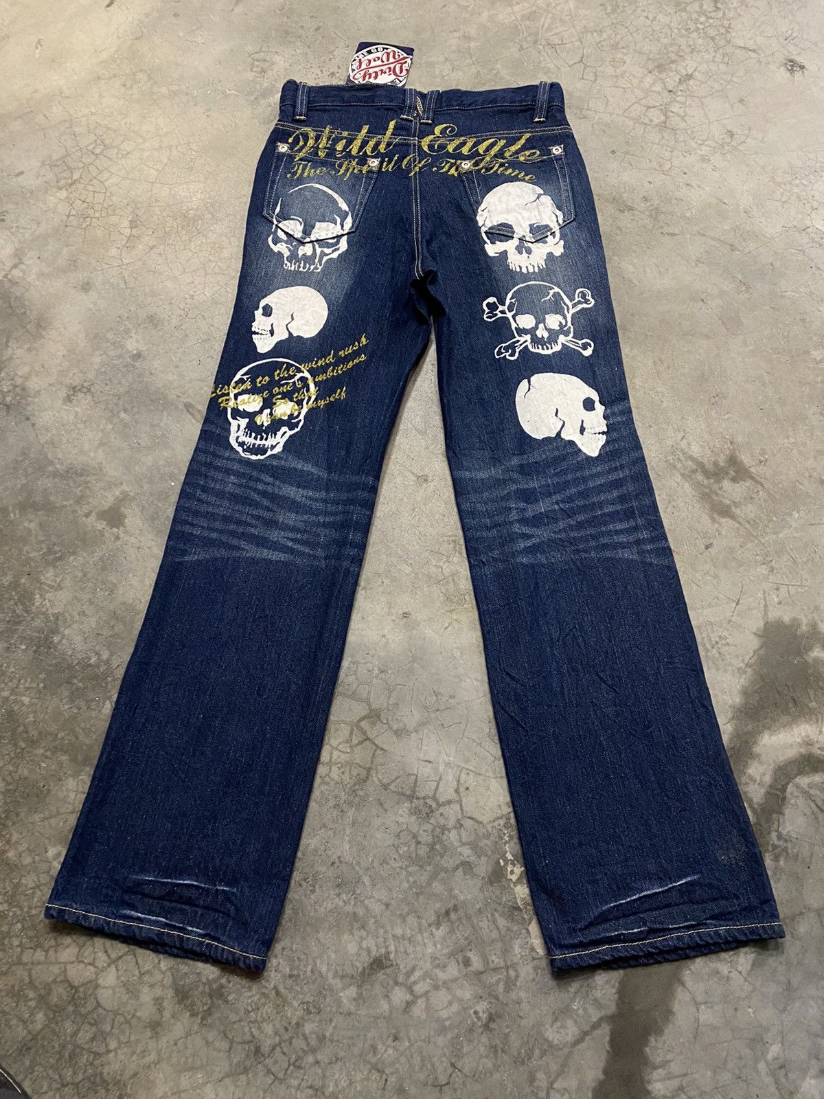 Skulls 💥last call💥Japanese Skull Print Jeans | Grailed
