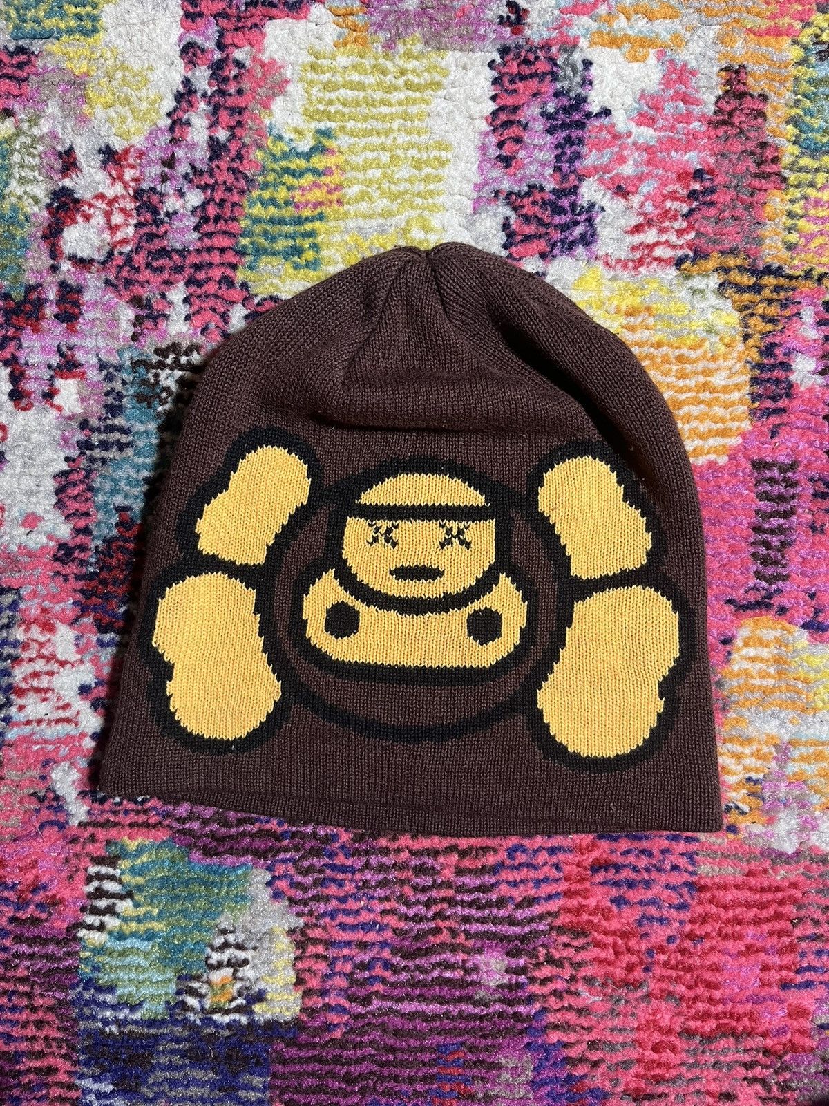 Bape × Kaws Bape x Kaws Knit Cap 2005 | Grailed
