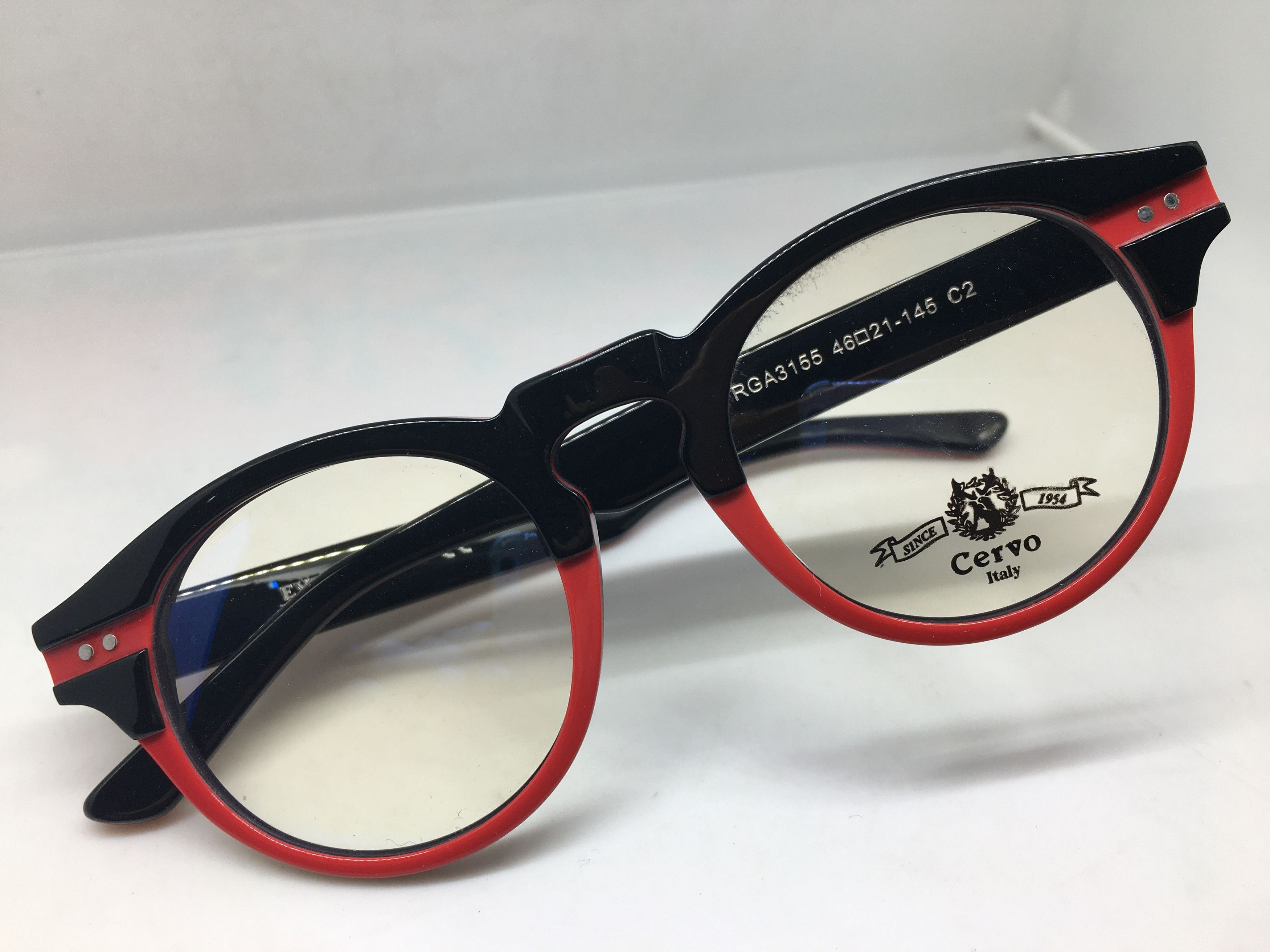 Other EYECRAFT Black Red Keyhole PREPPY Eyeglasses Frame | Grailed