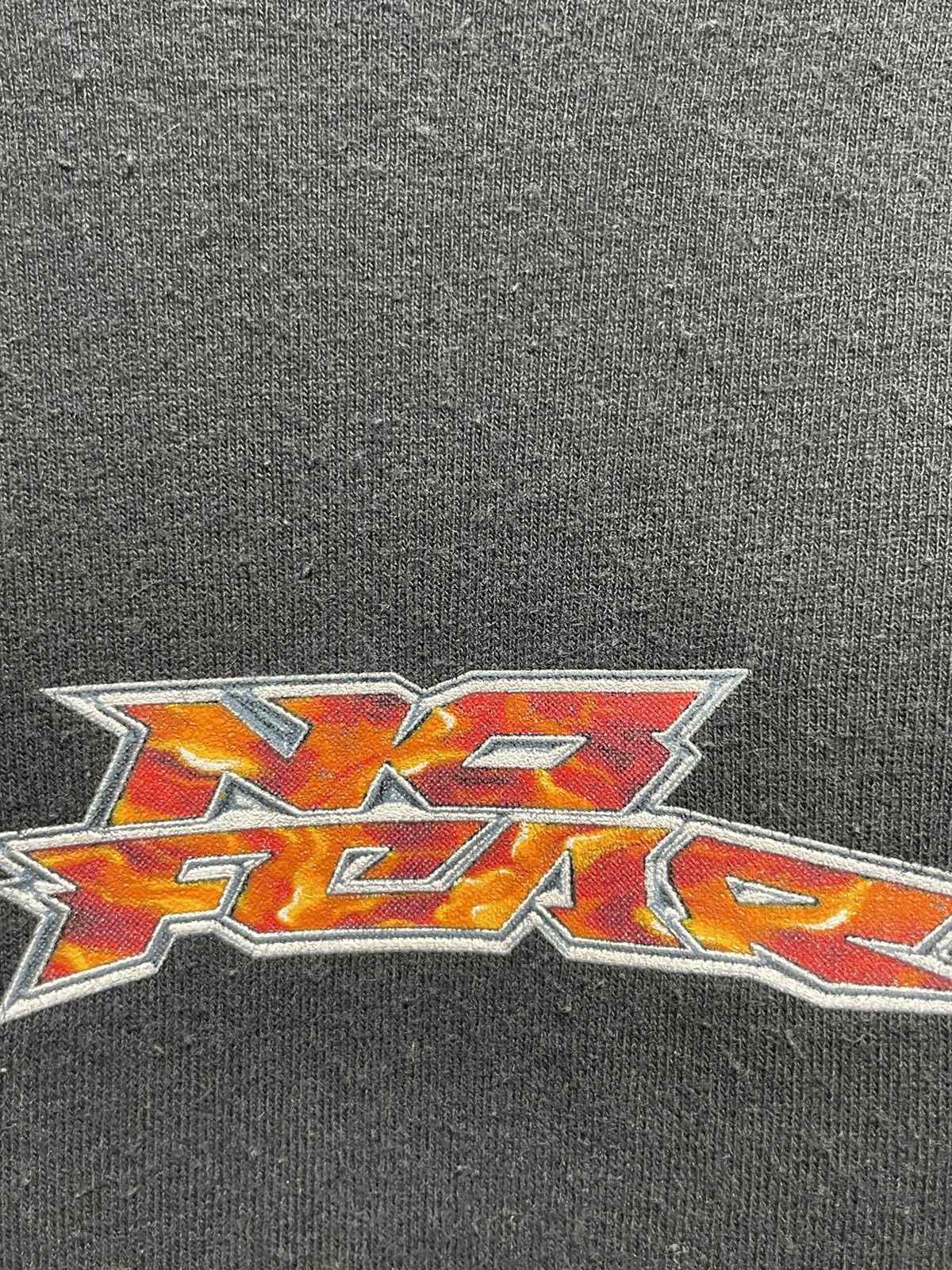 Vintage No Fear fire star vintage graphic tee | Grailed