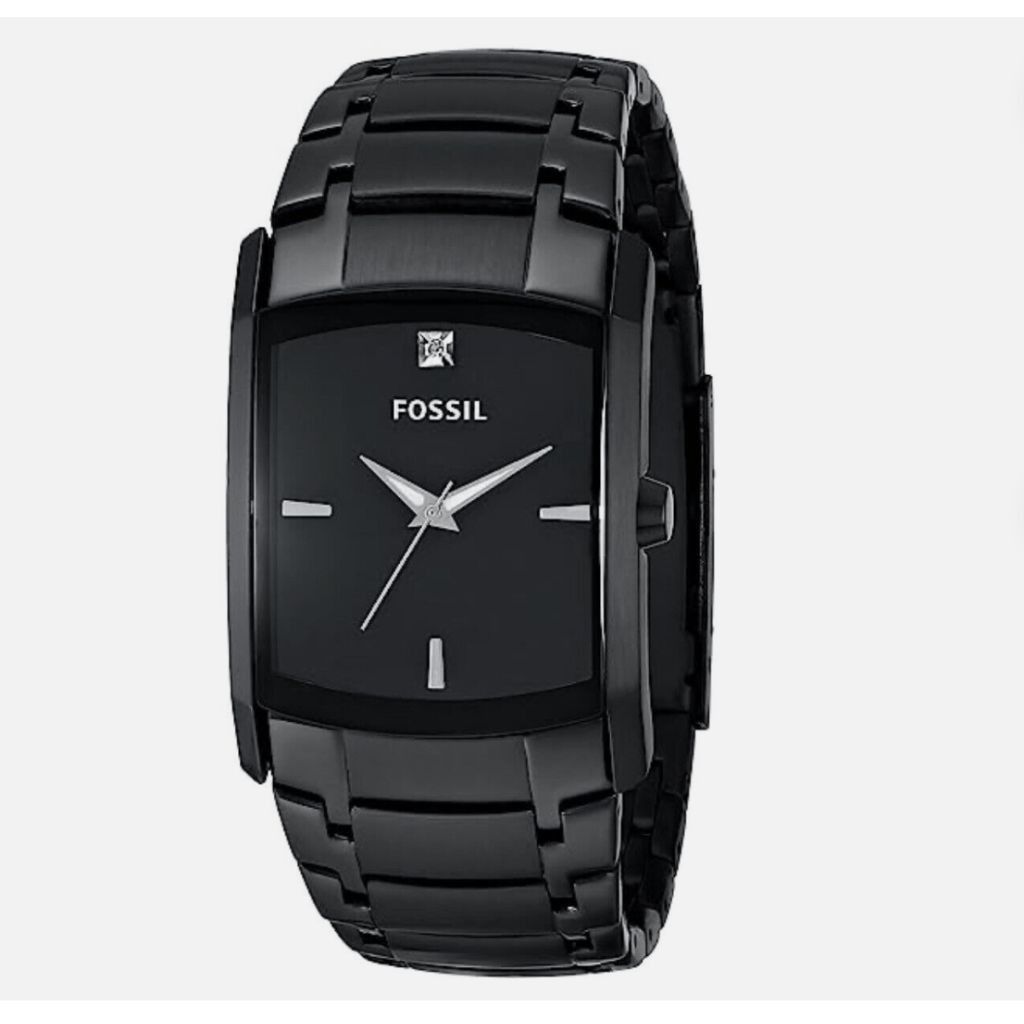 Fossil Fossil Zane FS4159 Black Stainless Steel Wrist Watch for Men ...