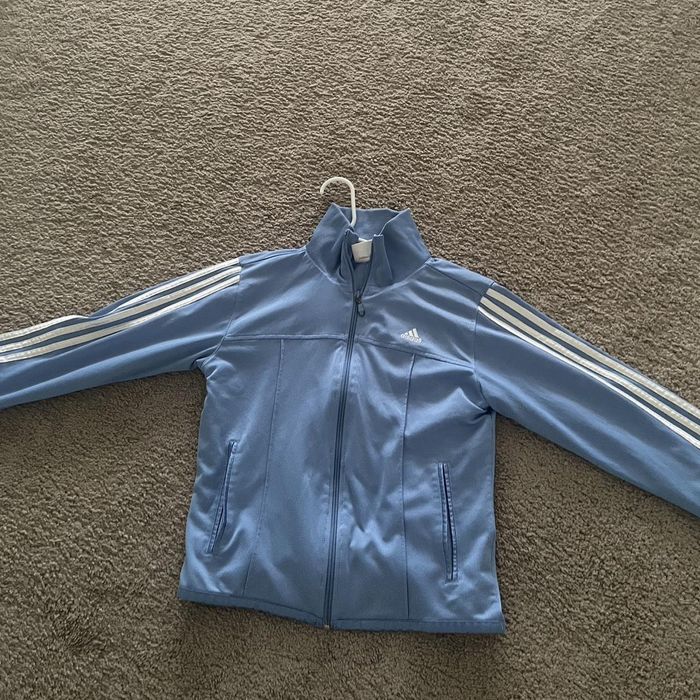 Adidas Baby blue adidas track jacket | Grailed