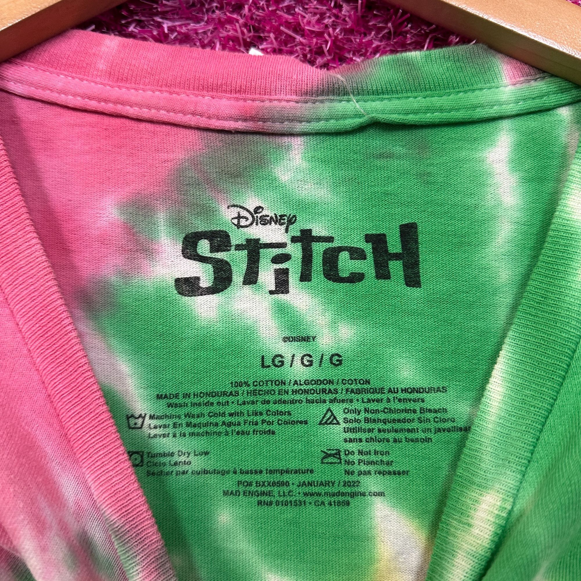 Disney Stitch Oh Yeah Whatever Lilo & Stitch Disney Movie Tie Dye L ...