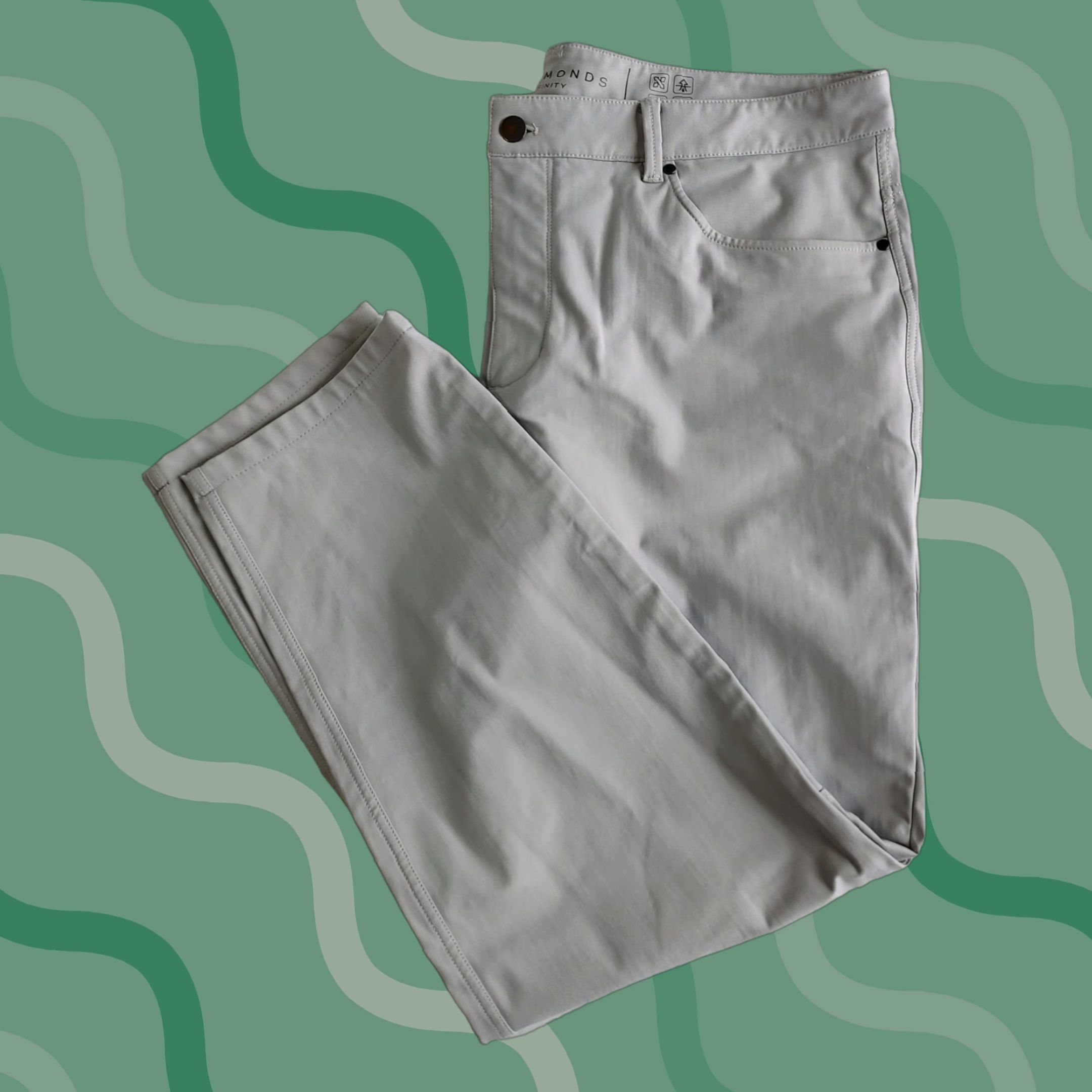 Vintage VINTAGE? No — 7 Diamonds Infinity Pants Mens 36x30 Gray Slim ...