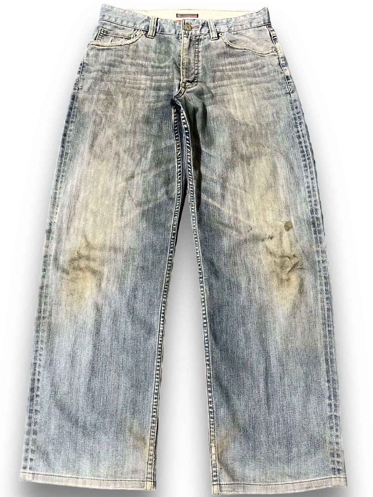 Distressed Denim × Element × Streetwear Element Of Simple Life Baggy ...