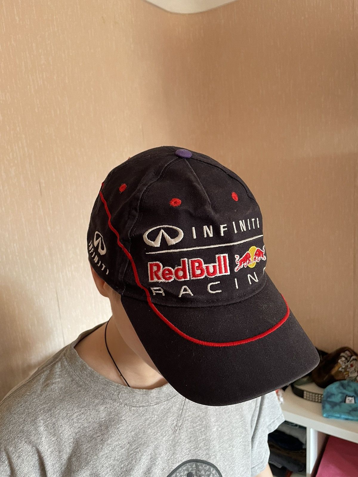 Red Bull × Vintage Vintage Red Bull Racing Infinity Cap | Grailed