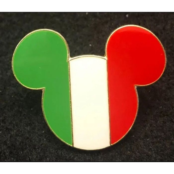 Disney Disney Pin Italian flag Italy Epcot country pavillion souven ...