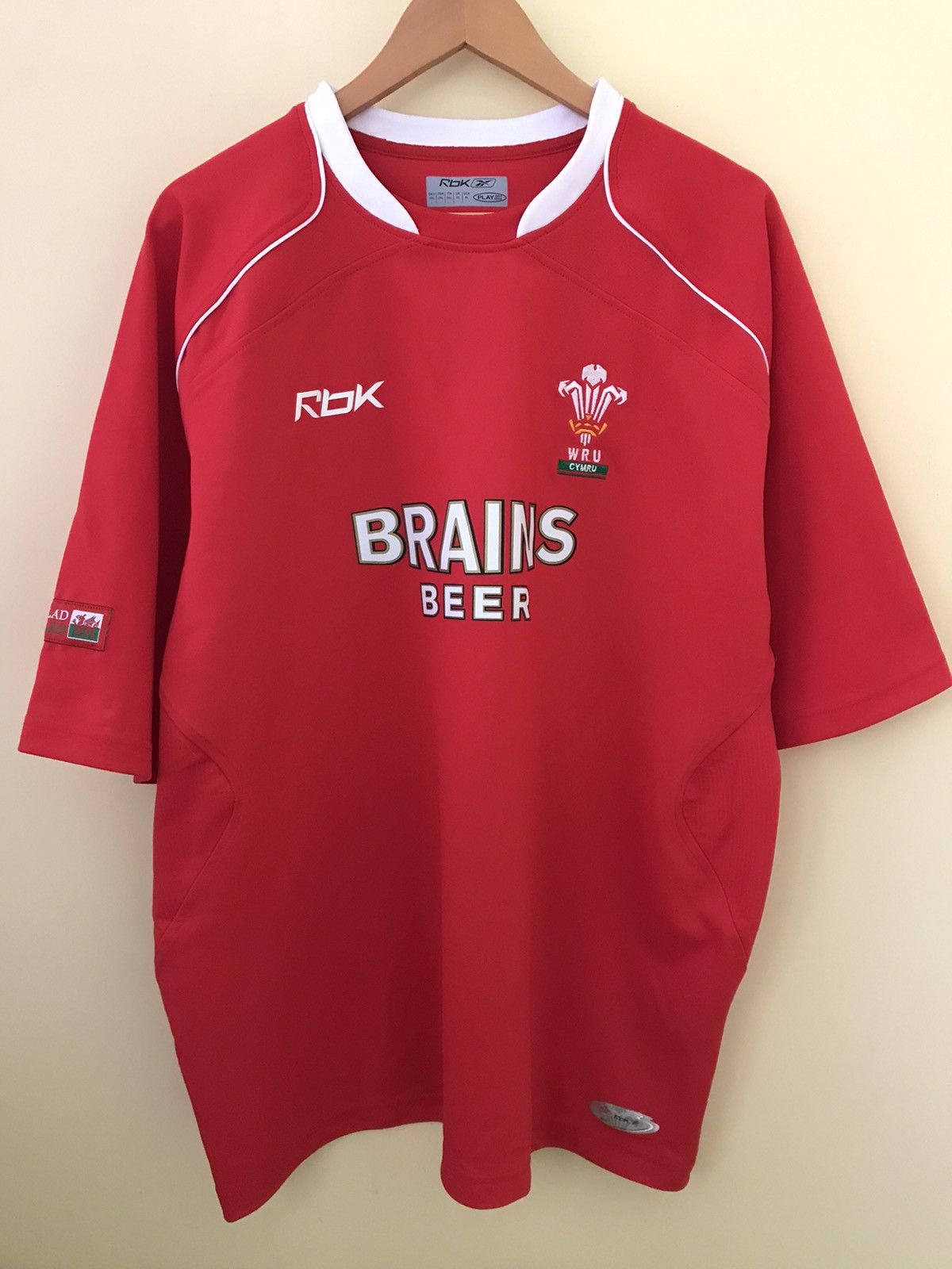 Reebok Wales Rugby Union Cymru 2007 2008 Reebok home jersey shirt | Grailed