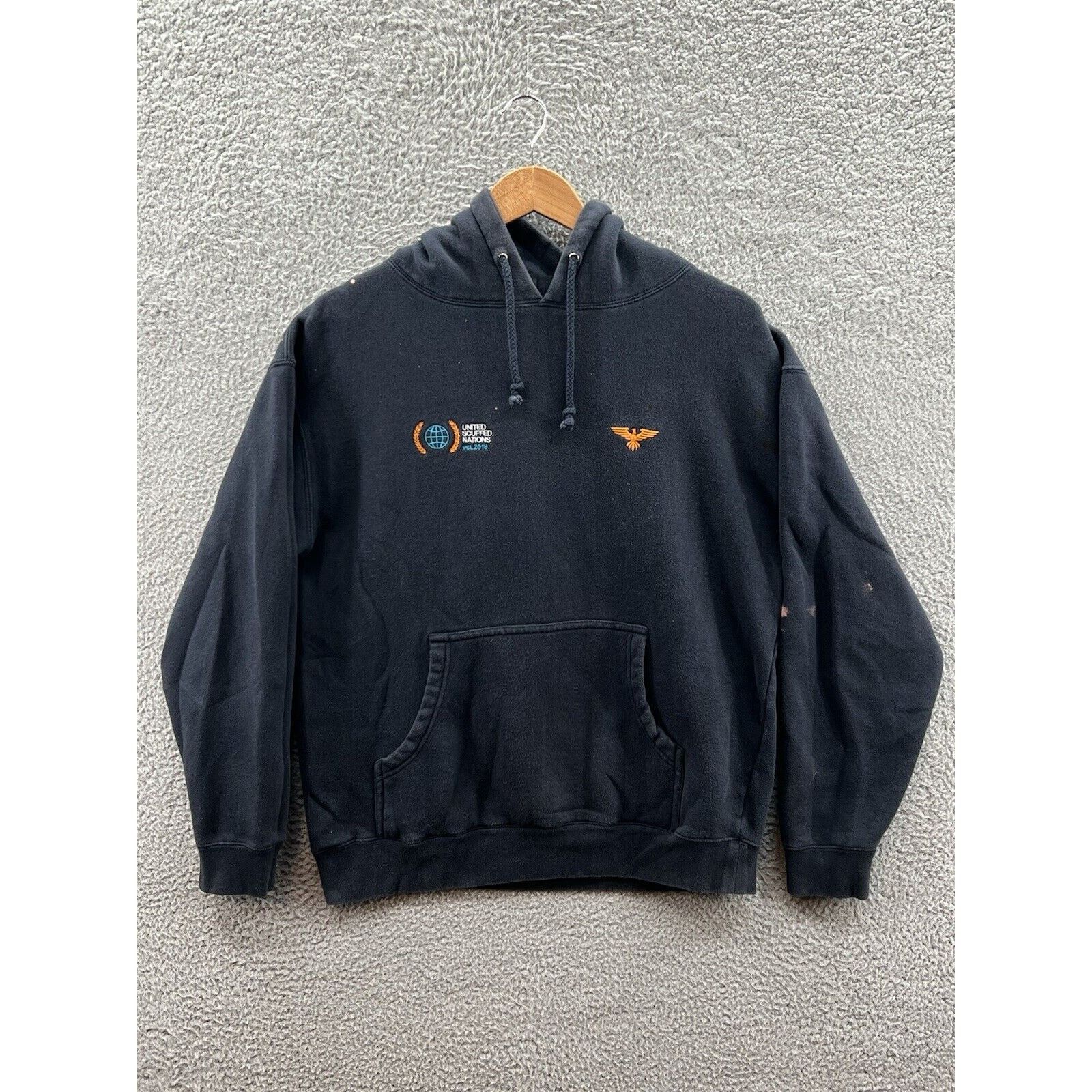 Misfits Scuffed Worldwide Misfits United Nations Black Hoodie | Grailed