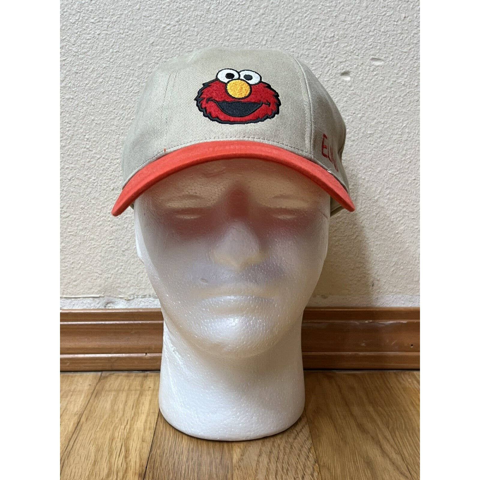 Other Sesame Street Elmo 2003 Adult Beige SnapBack Hat Cap | Grailed