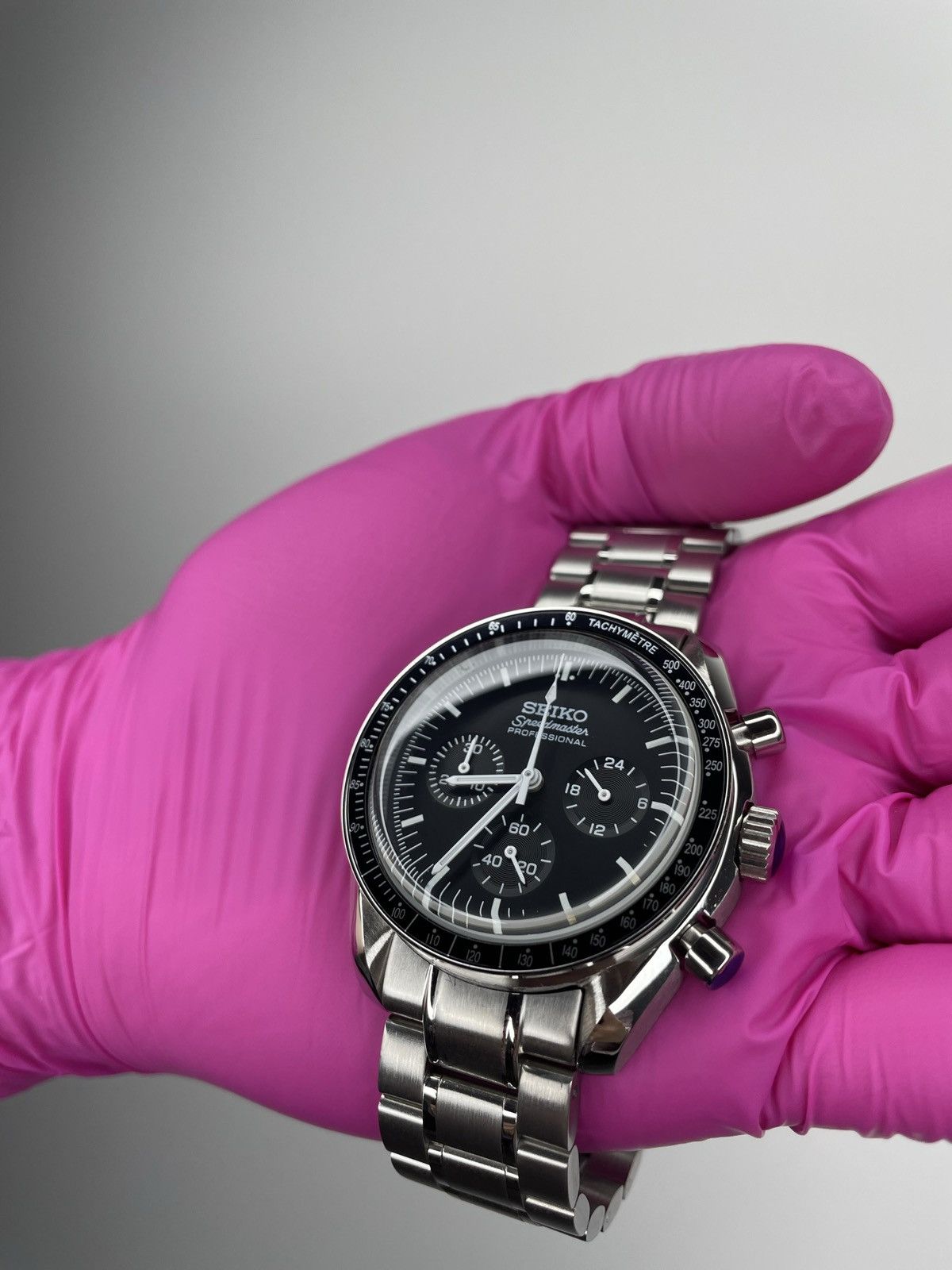 Seiko Seiko Speedmaster Mod Watch Quartz Custom Sapphire Glass | Grailed