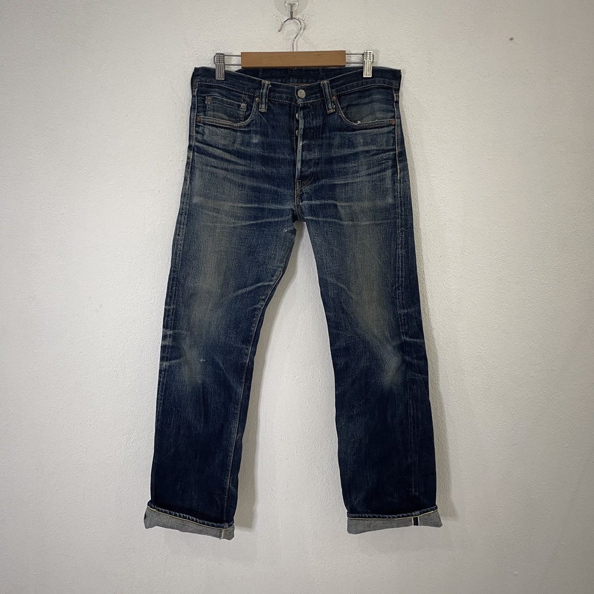 Full Count & Co. Vintage Full Count Redline Selvedge Denim Jeans | Grailed