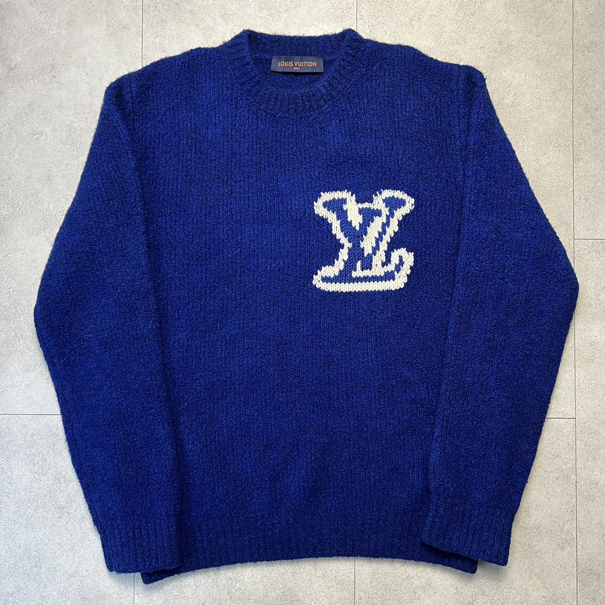 Louis Vuitton Louis Vuitton Intarsia Crewneck Knit Sweater | Grailed