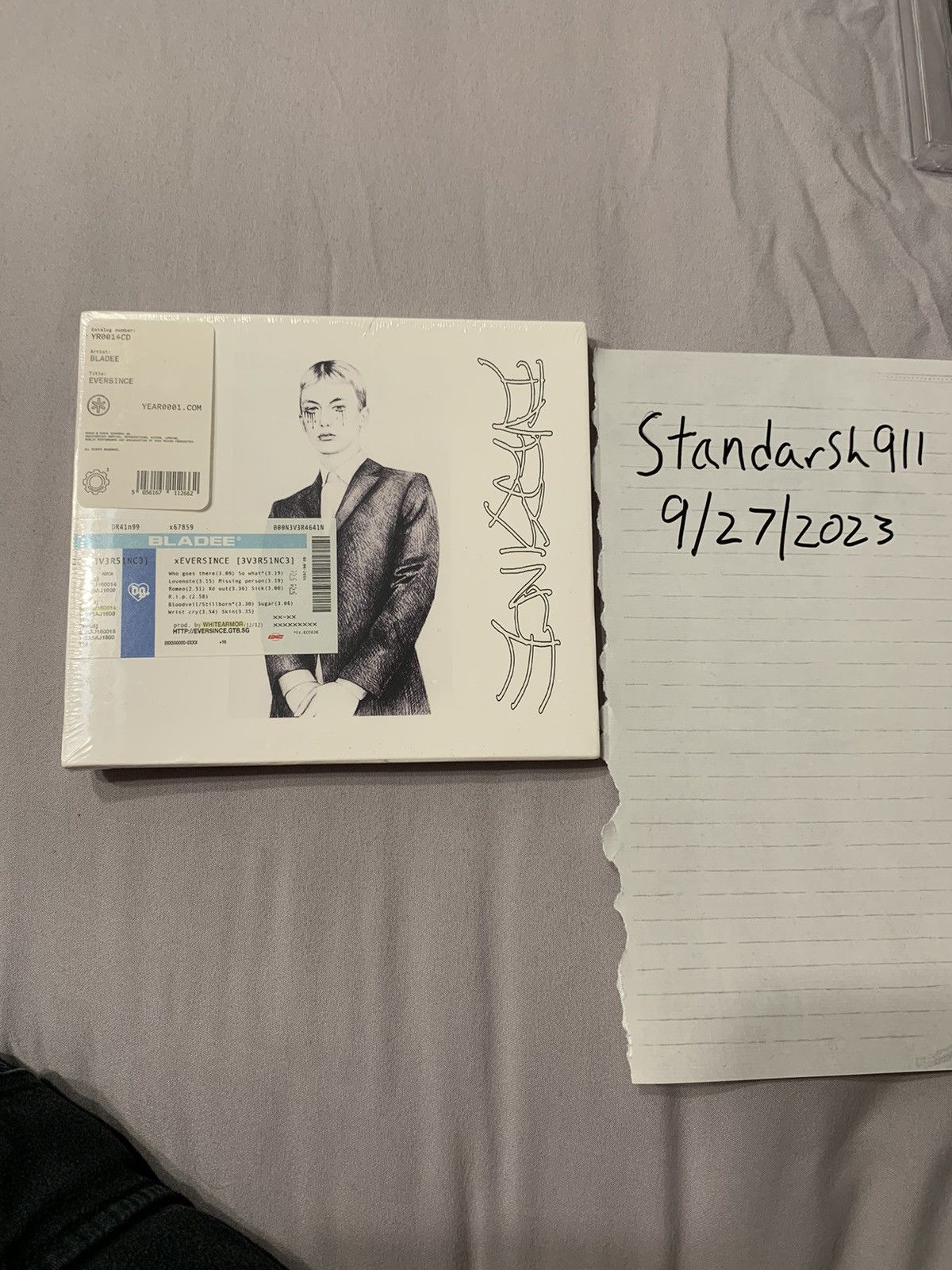 Drain Gang Bladee eversince cd | Grailed