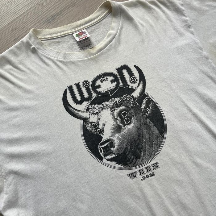 Vintage Vintage Ween Band Tee Bull 90s White Shirt | Grailed