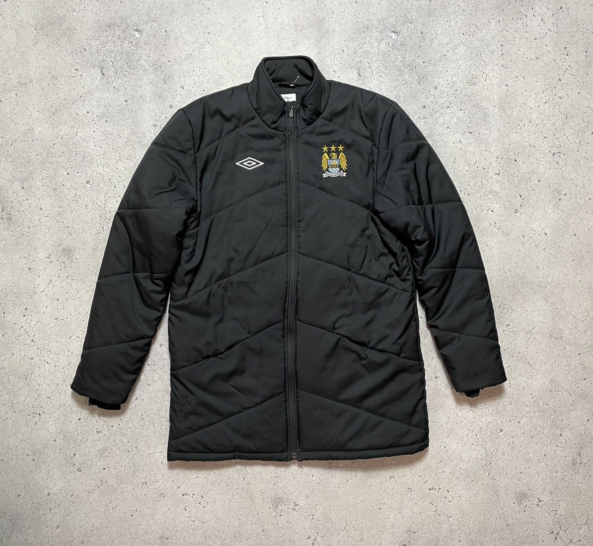 Soccer Jersey × Umbro × Vintage Vintage Football Down Parka Jacket ...