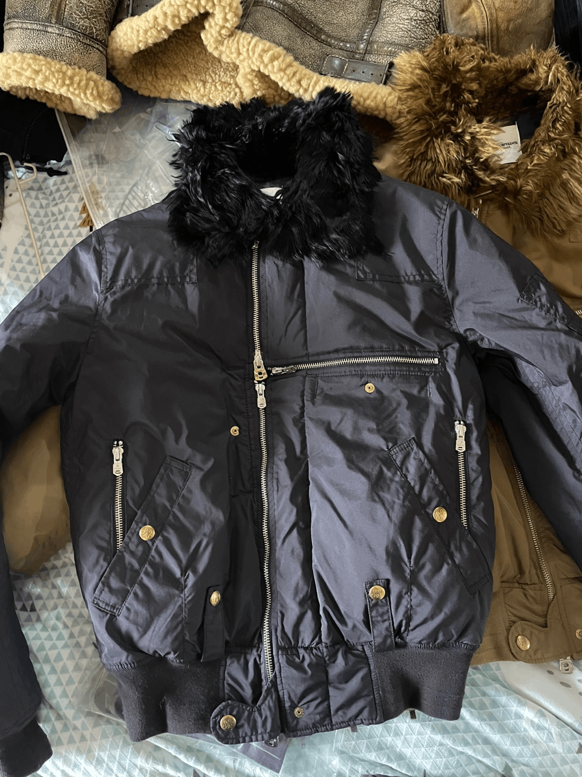 Takahiromiyashita The Soloist. Sz 46 Takahiromiyashita the Soloist 16AW Cross Zip Bomber | Grailed