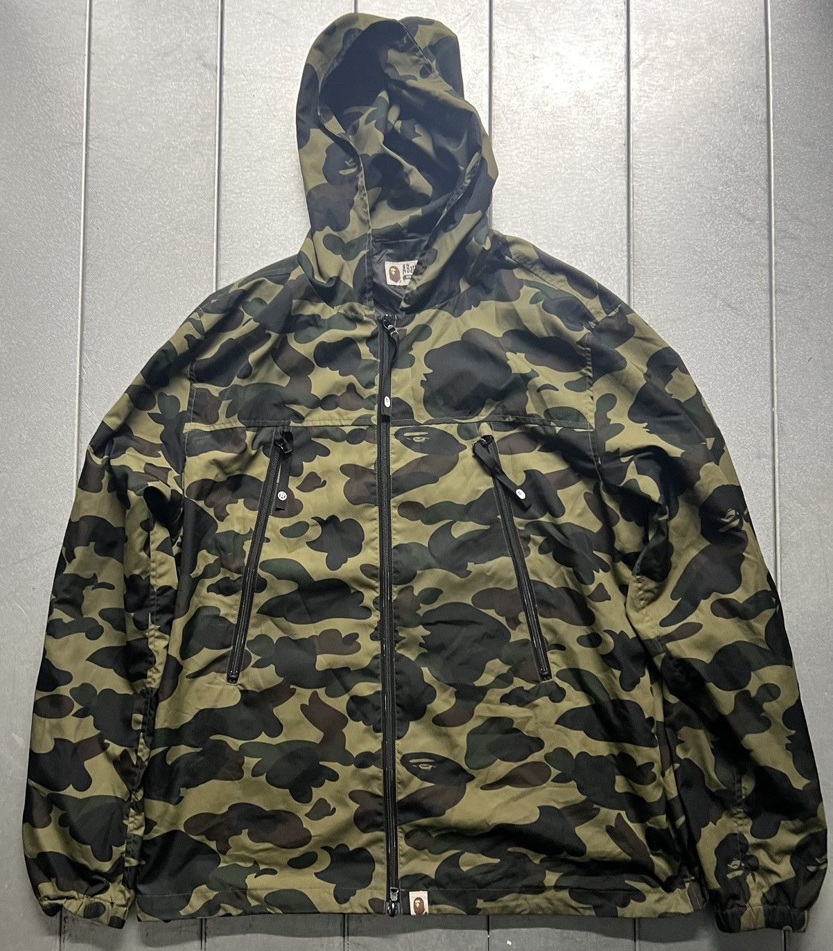Bape 1st Camo Hoodie Jacket | Grailed