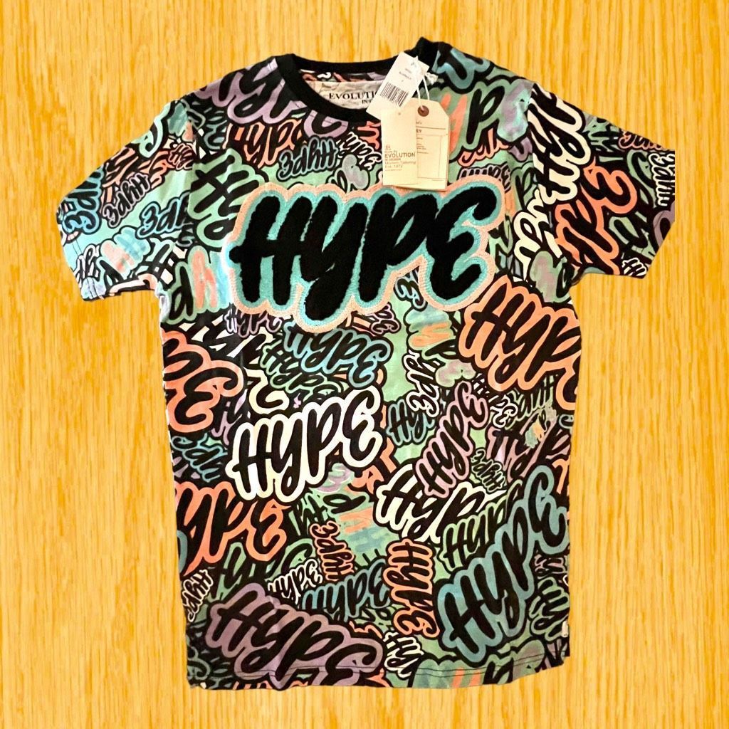 Streetwear Hype All Over Print And Chenille Letters Designer Streetwear ...