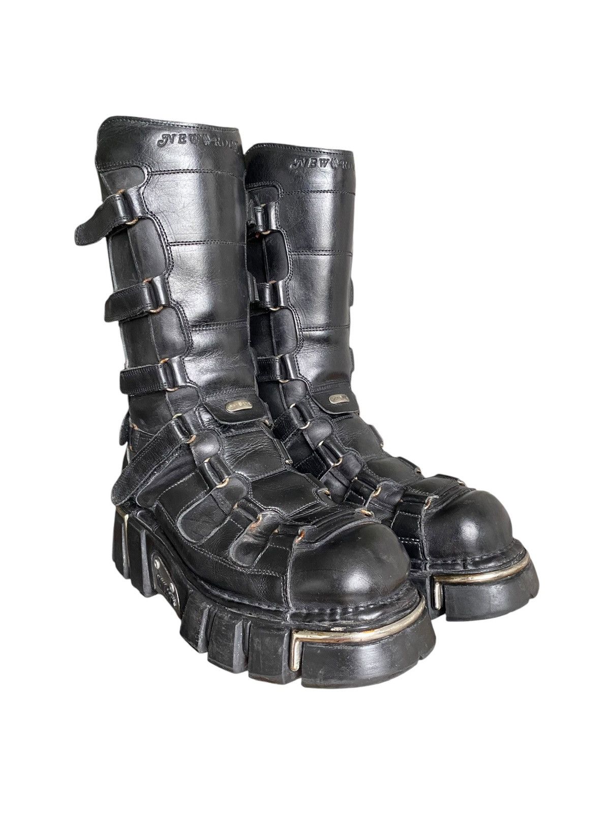 Avant Garde × New Rock × Vintage Vintage New Rock knee high platform ...