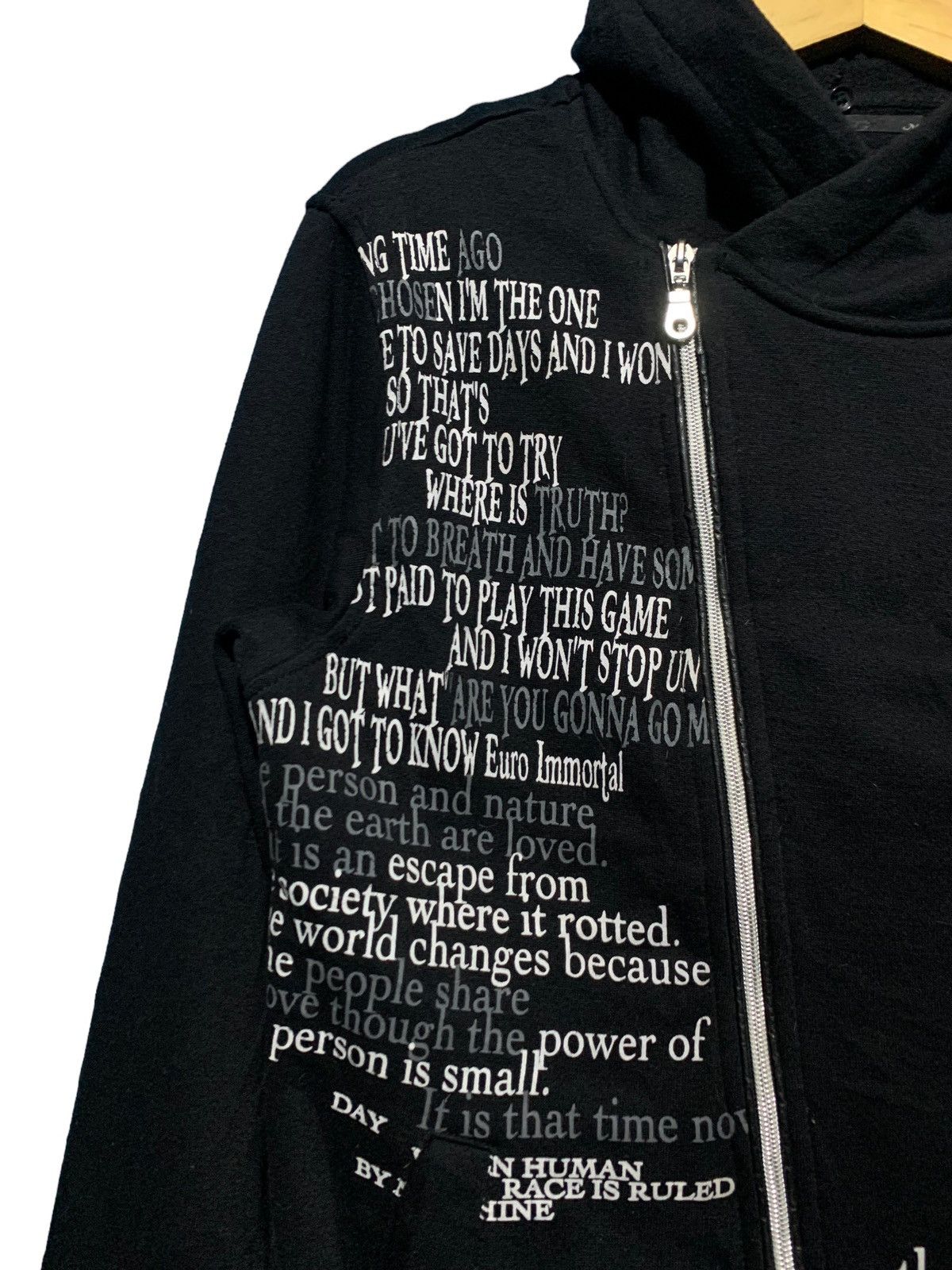 If Six Was Nine Asymmetrical poem zip hoodie if6w9 style the bay’s ...
