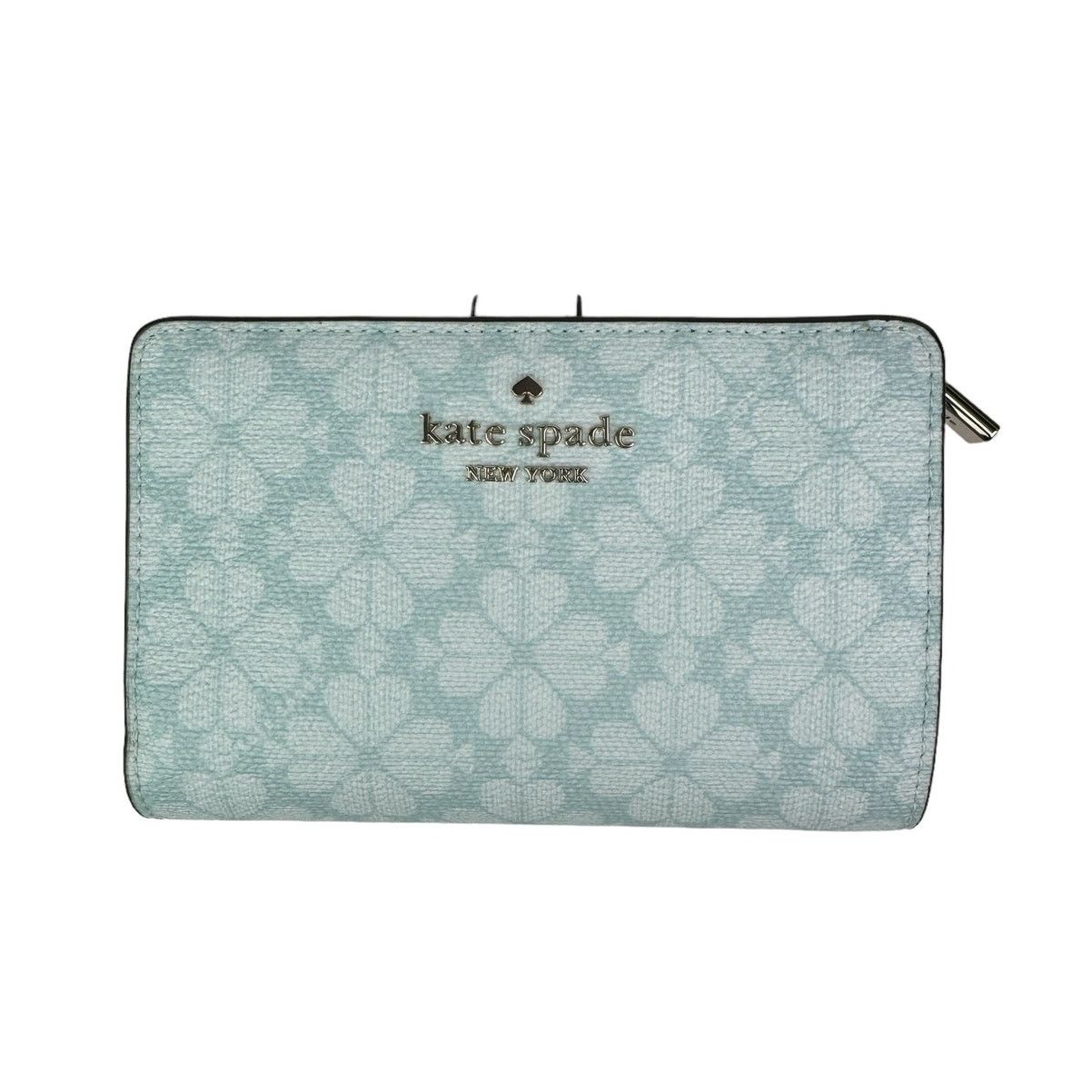 Kate Spade Kate Spade Signature Blue Glow Flower Bifold Compact Wallet ...