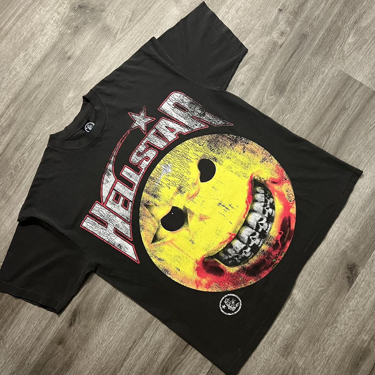 HELLSTAR Hellstar Smiley Face T-Shirt | Grailed