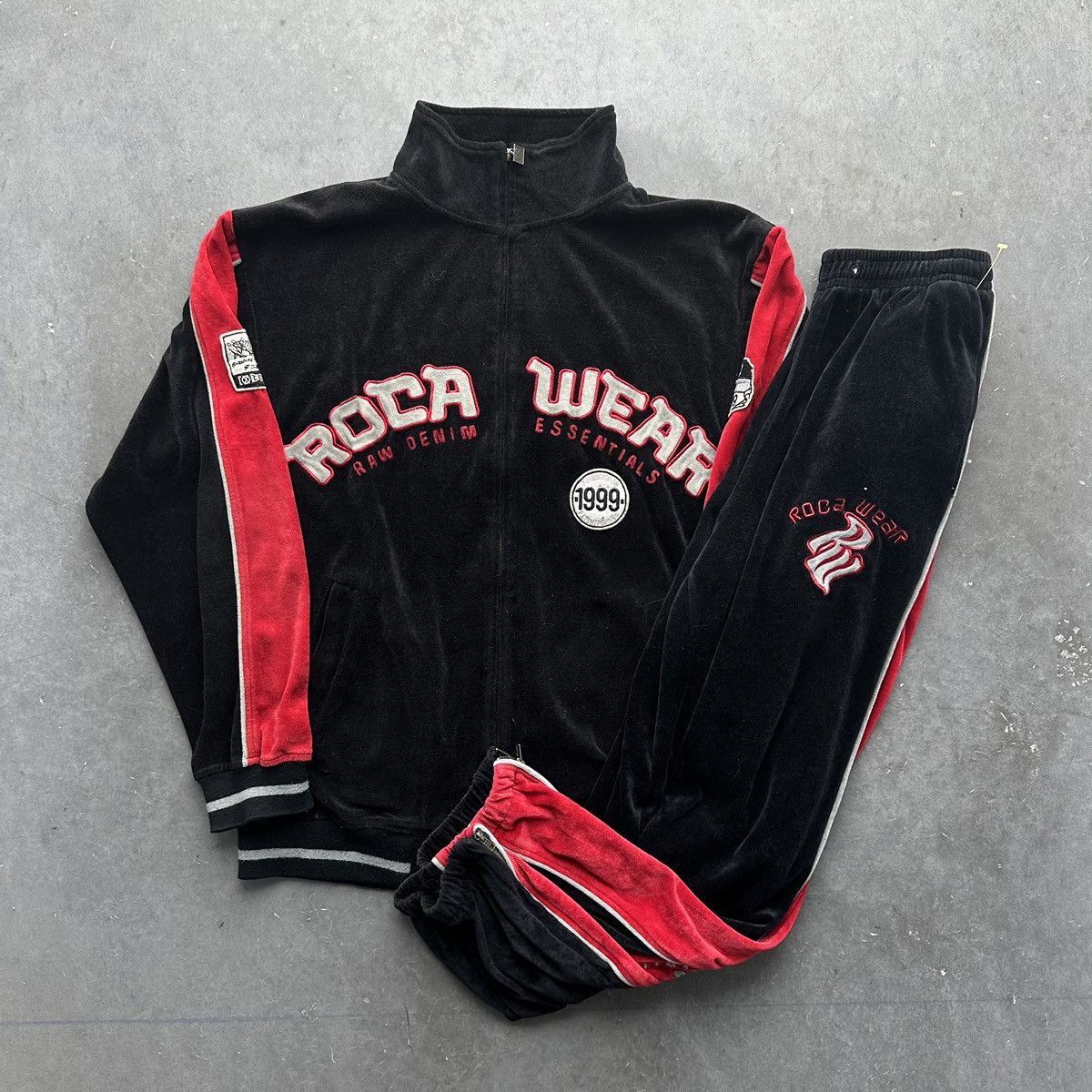 Rocawear × Southpole × Vintage Crazy Vintage Y2K Rocawear Velour Track ...