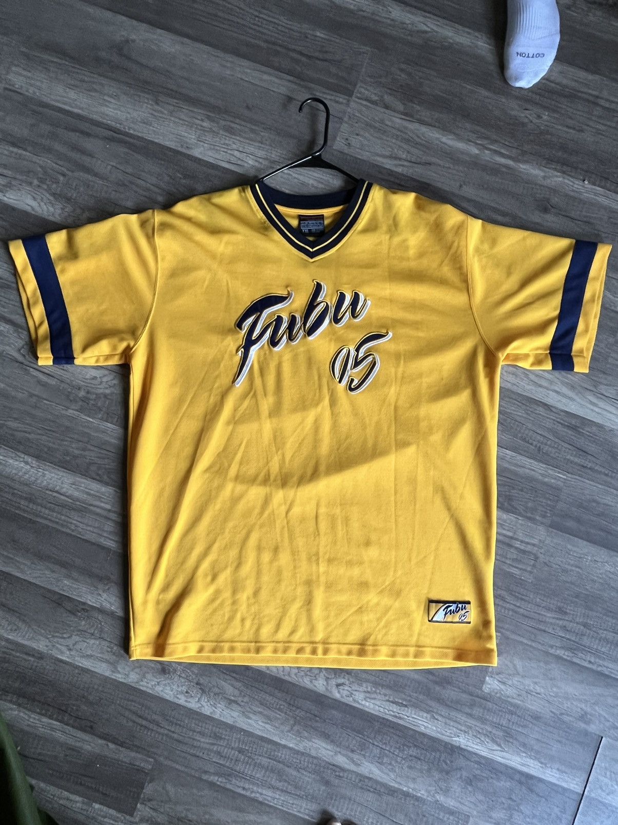 Fubu × Vintage Vintage Yellow Fubu 05 jersey Xxl y2k like new super clean | Grailed