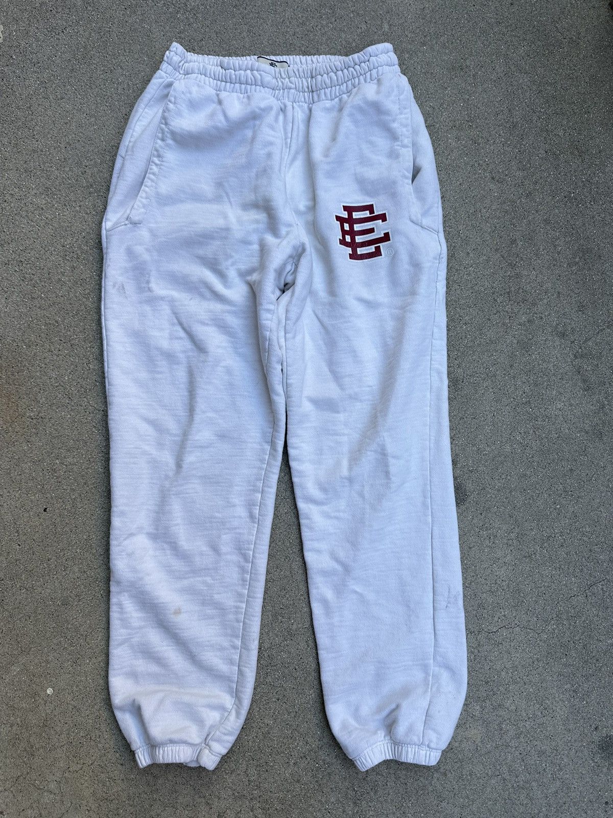 Eric Emanuel Eric Emanuel Cream Sweatpants Red Logo | Grailed