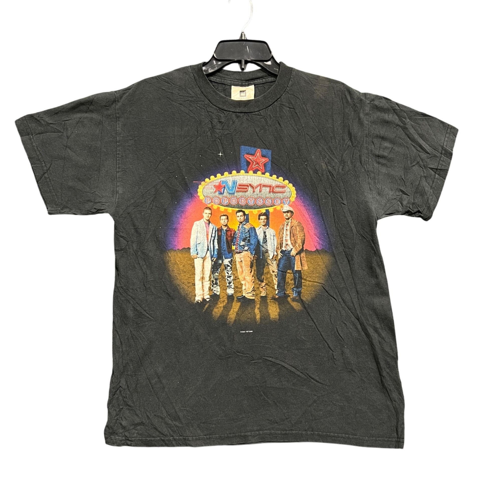Vintage Vintage 2001 NSYNC pop odyssey band t-Shirt size medium | Grailed