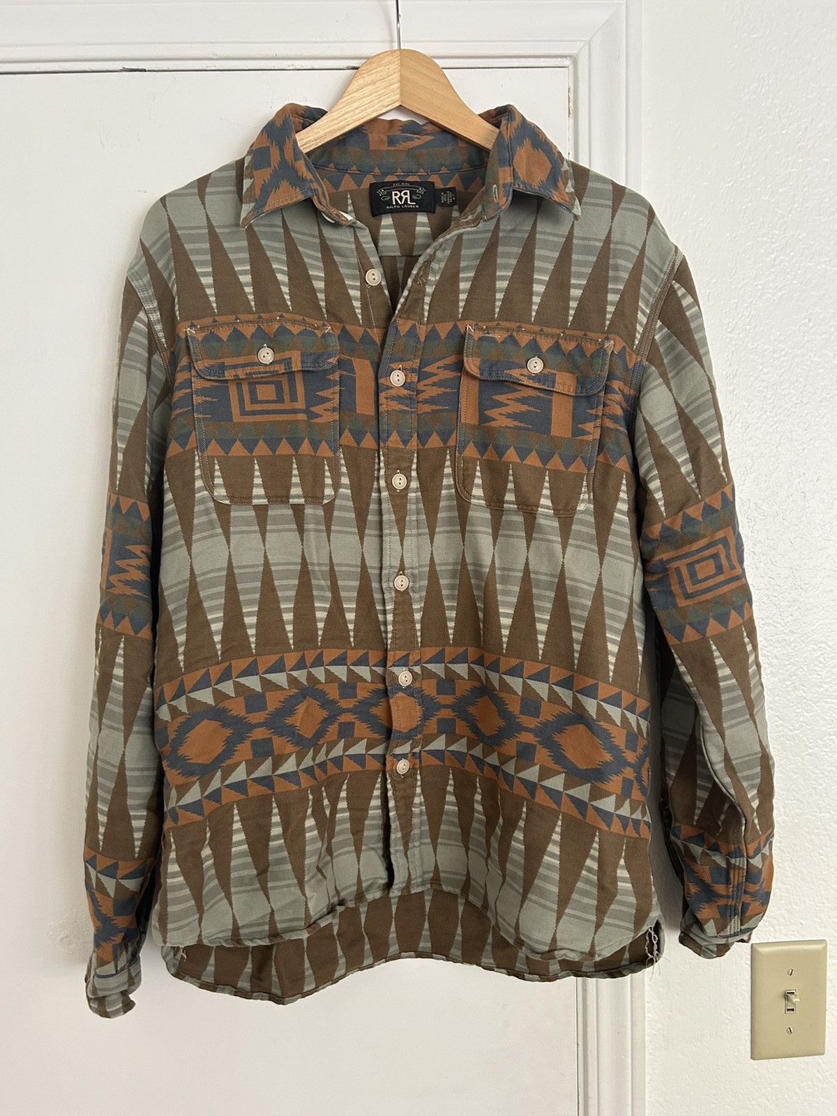 RRL Ralph Lauren RRL Navajo print button up | Grailed